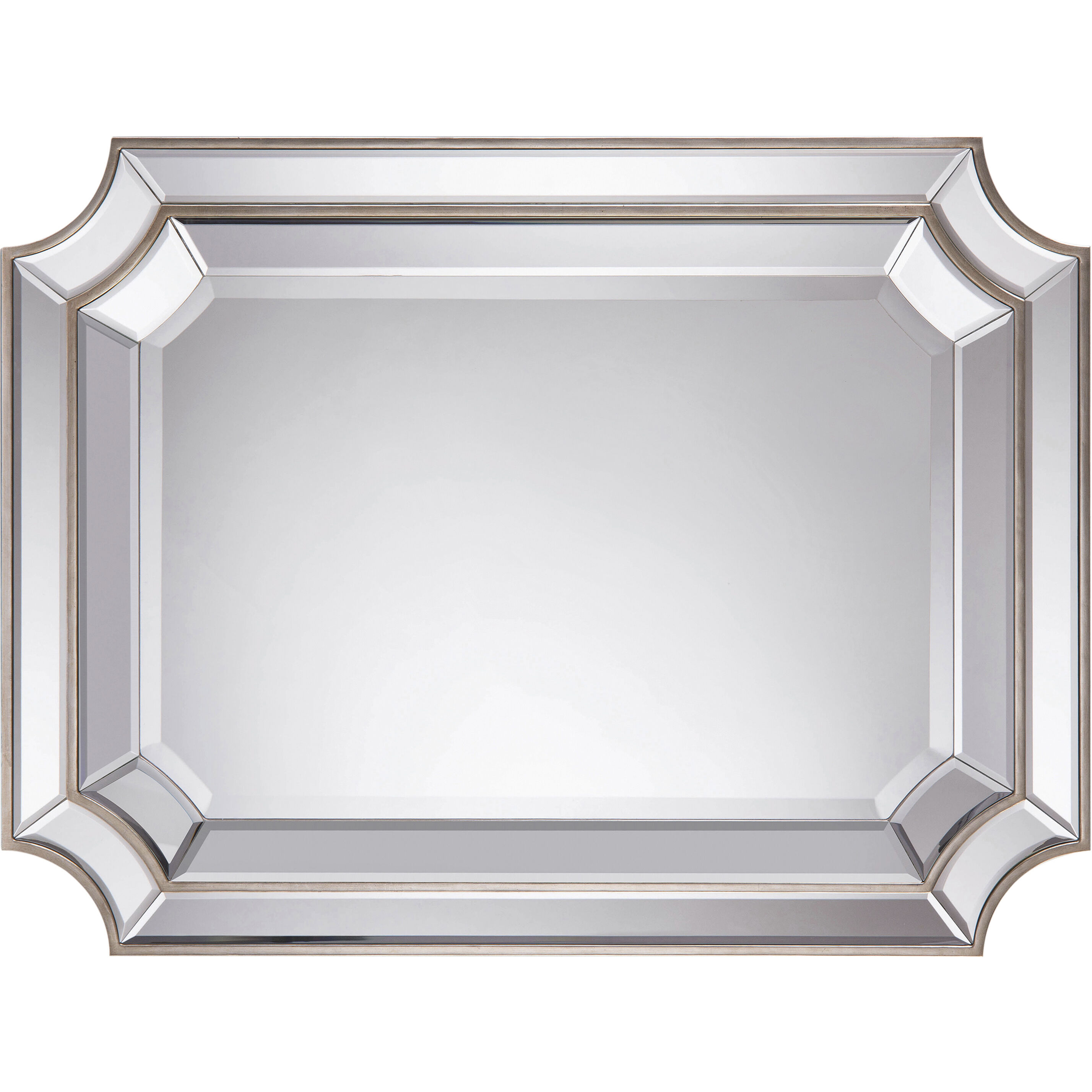 John-Richard JRM-0814 Stella 48 X 36 inch Silver Wall Mirror
