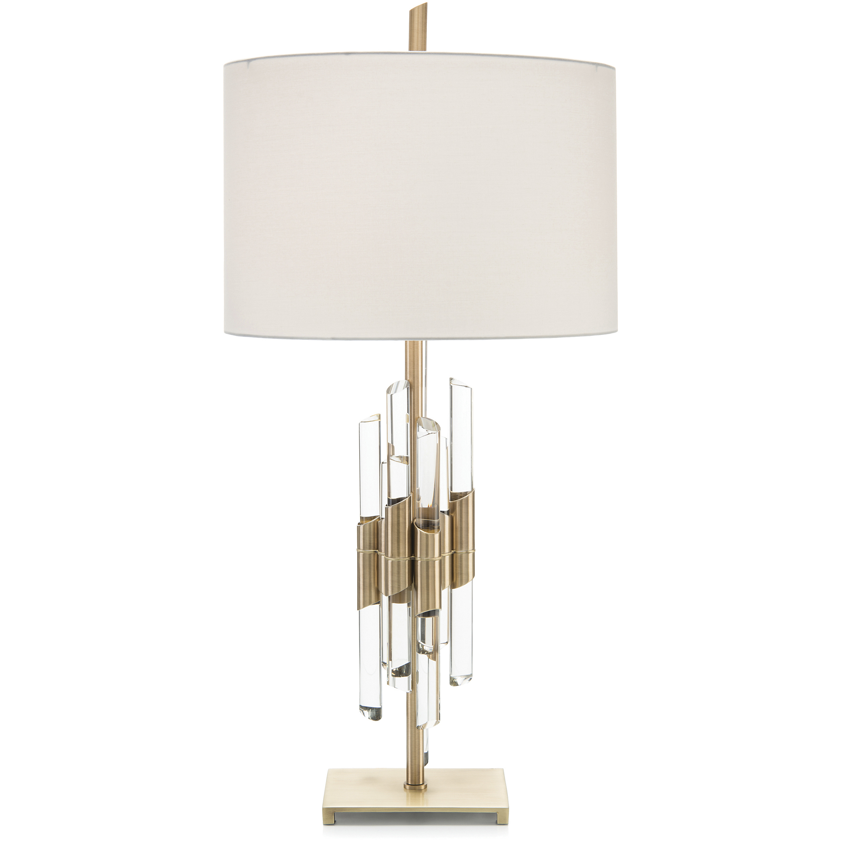 John-Richard JRL-9610 Leah Brass Table Lamp Portable Light